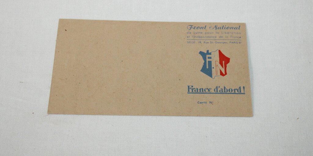 Carte Front national | Chris Militaria