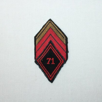Losange caporal-chef 71e RG | Chris Militaria