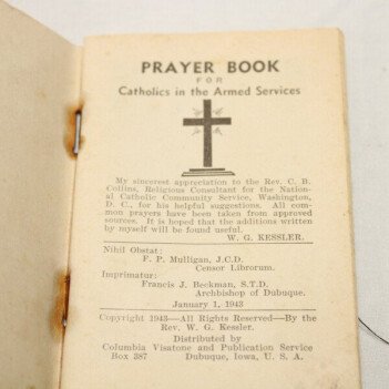 Prayer book | Chris Militaria