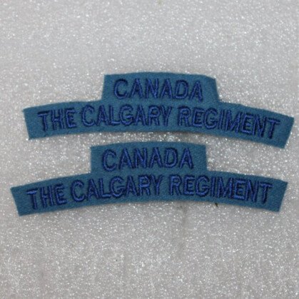 Tittles Calgary regiment | Chris Militaria