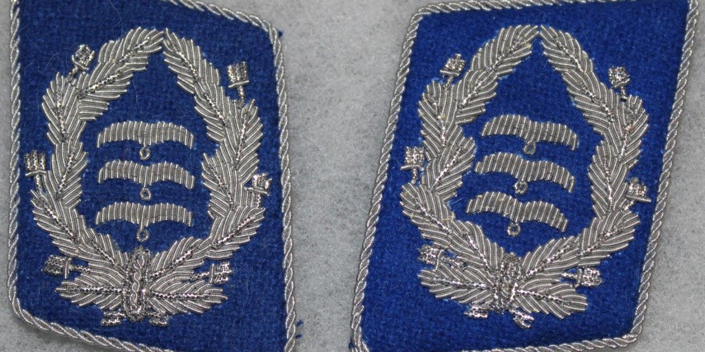 pattes de col Médecin OberstLeutnant, service sanitaire | Chris Militaria