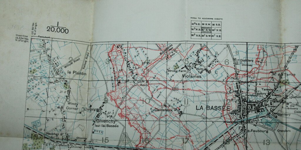 Carte Wingles 1916 | Chris Militaria