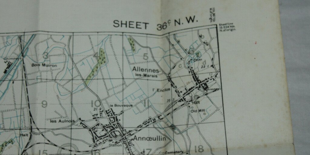 Carte Wingles 1916 | Chris Militaria