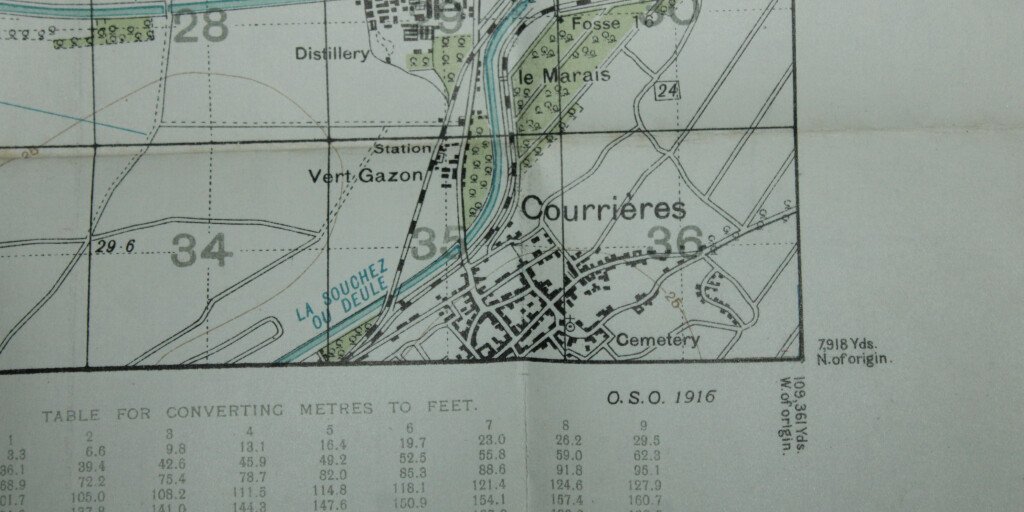 Carte Wingles 1916 | Chris Militaria