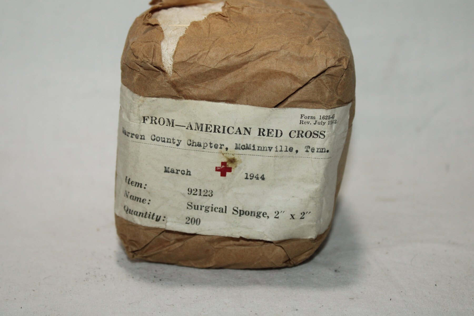 Paquet de compresse 2x2 1944 | Chris Militaria