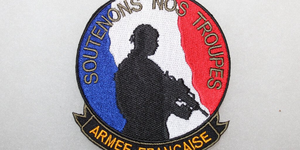 patch soutenons nos troupes armée | Chris Militaria