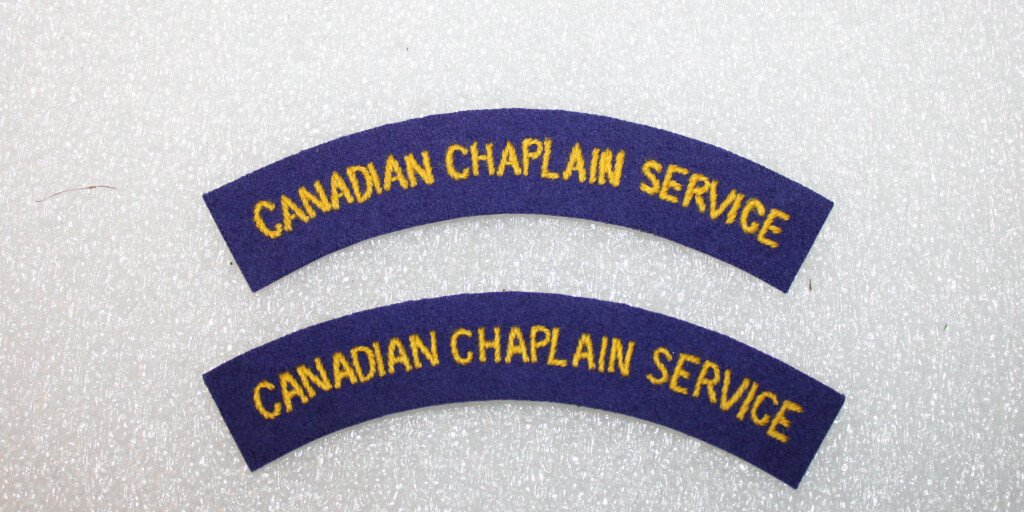Tittles Canadian Chaplain service | Chris Militaria
