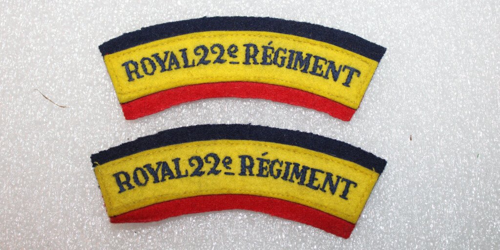 Tittles du Royal 22e régiment | Chris Militaria