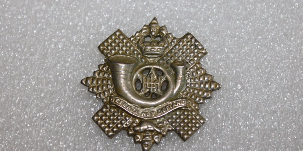 cap badge du Highlands light Infantery . | Chris Militaria
