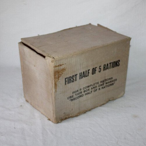 Carton de ration First Half | Chris Militaria