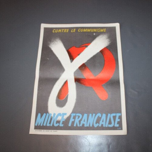 Affiche Milice | Chris Militaria